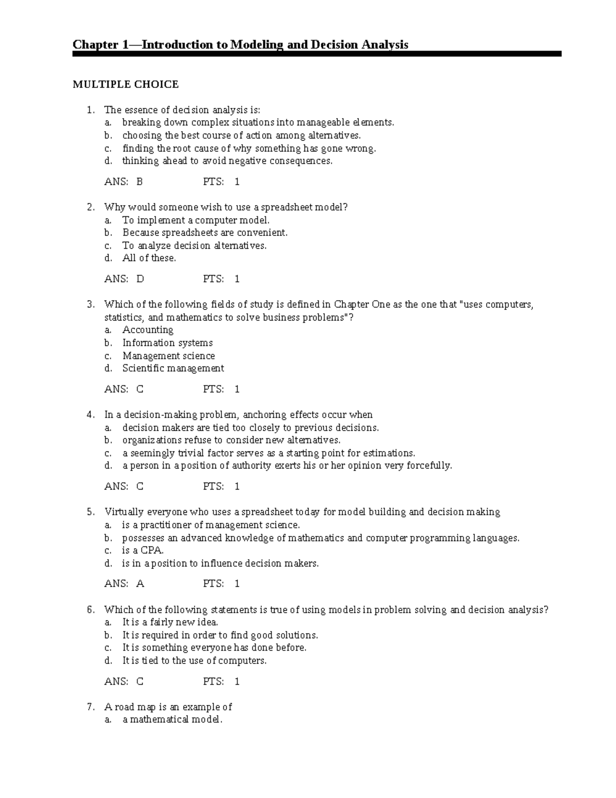 SMDA6e Chapter 01 - Practice material - Chapter 1—Introduction to ...