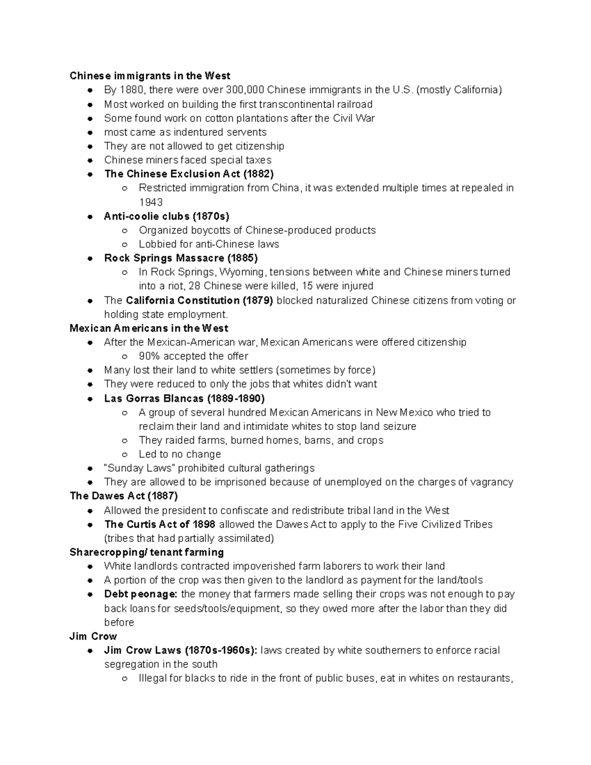 Apush Period 6 - Lecture Notes for 2020-2021 US History - Chinese ...