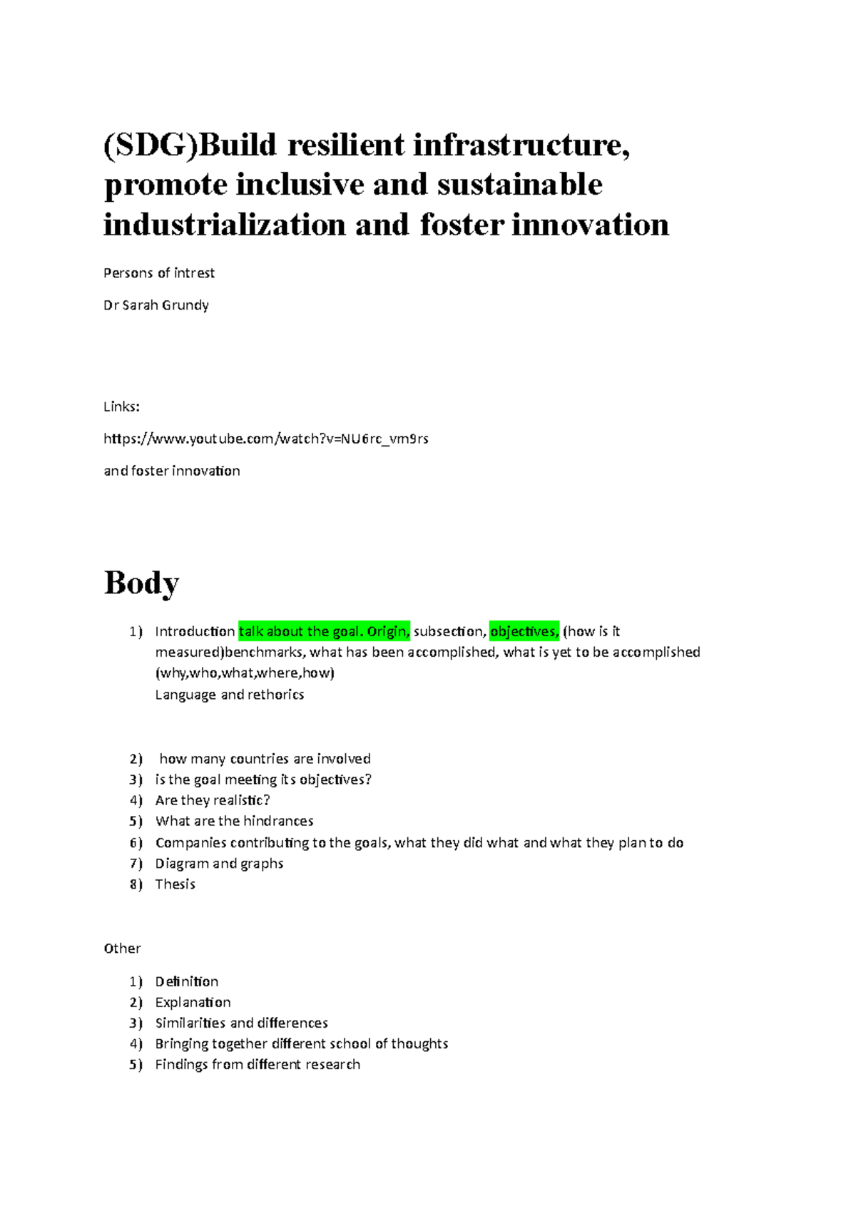 Guide to essay - About SDG - (SDG)Build resilient infrastructure ...
