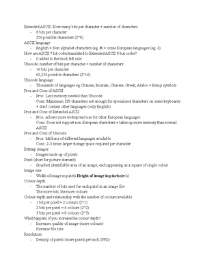 Comp Sci key terms 3 - Studocu