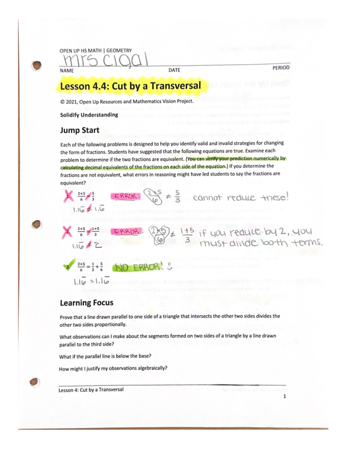 4.4 Cigal Notes - Studocu
