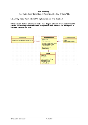 Tutorial - Software Engineering Overview Feedback v1 - Tutorial ...
