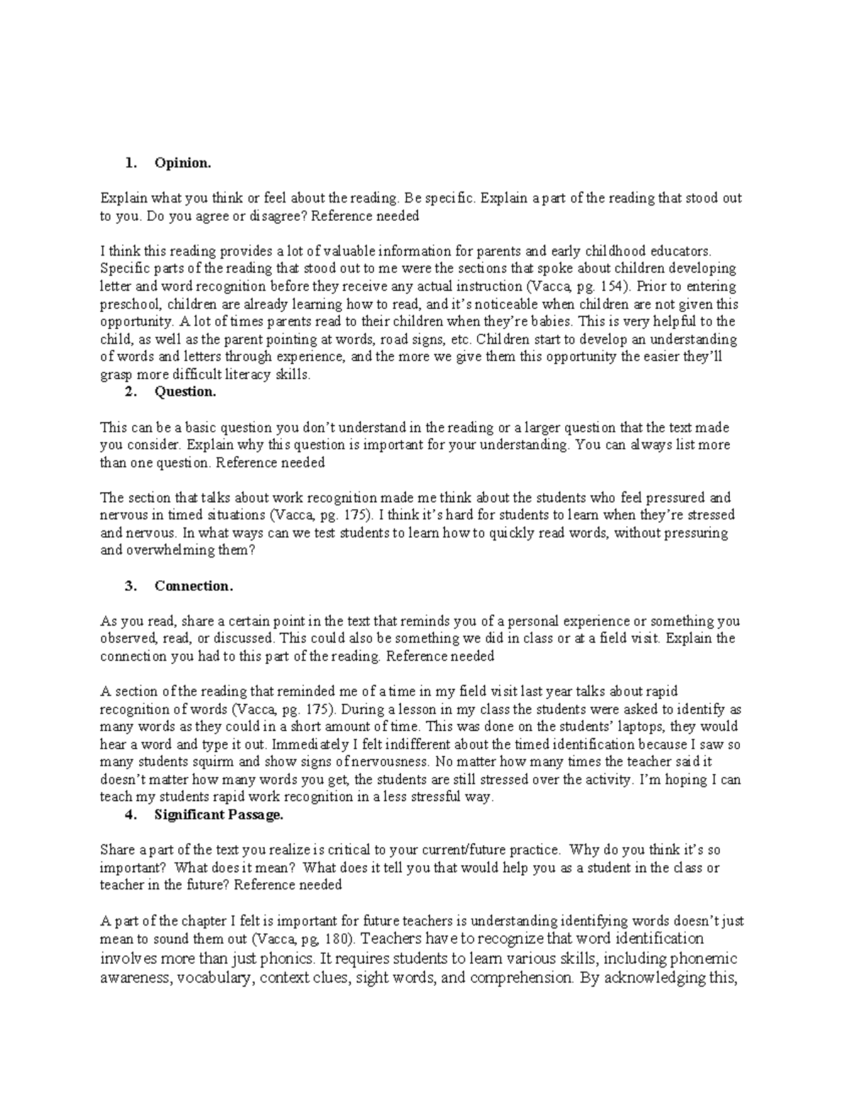 Ch. 6 - I think this reading provides a lot of valuable information for ...