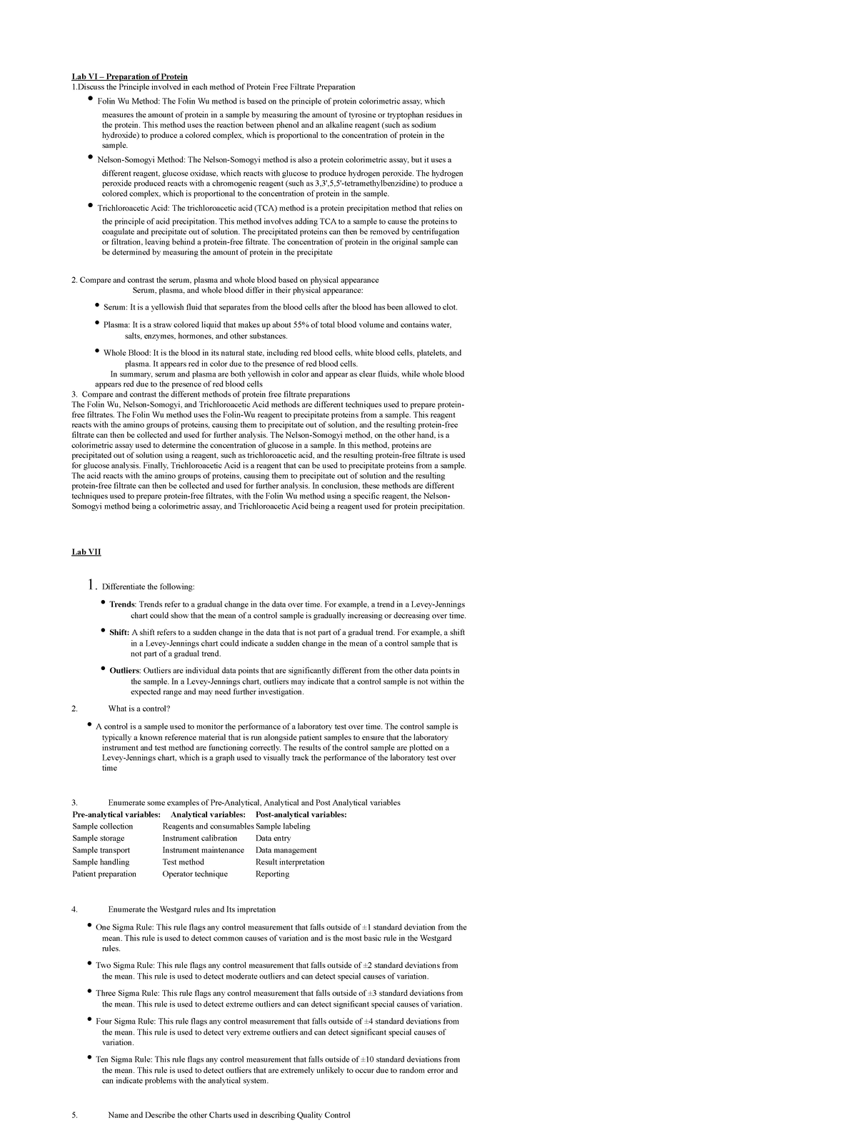 Cdn - e Folin Wu method is based on the principle of protein ...