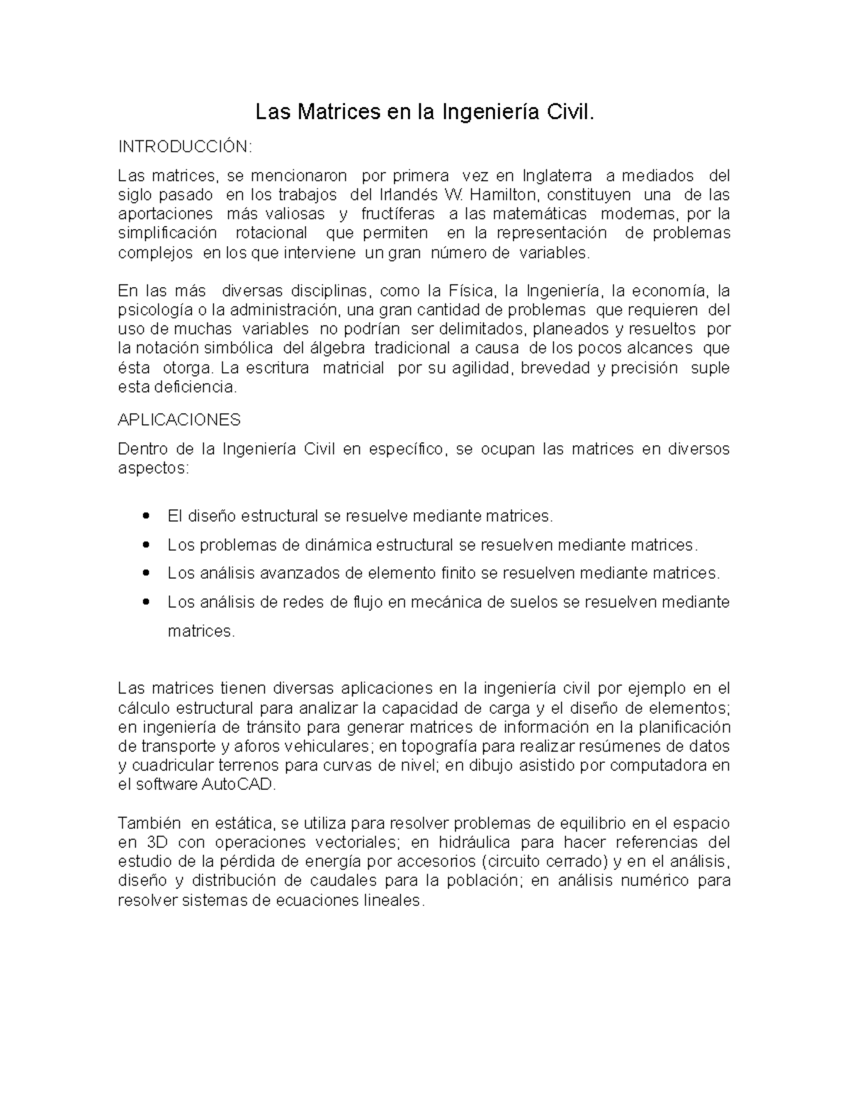 328905473 Matrices en La Ingenieria Civil - Las Matrices en la ...