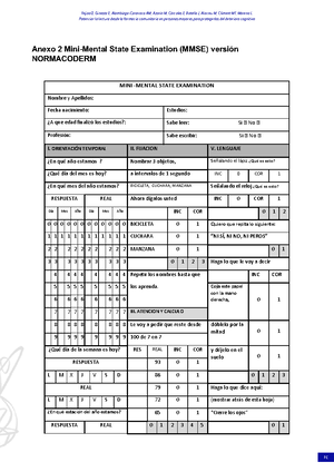 MMSE mini-mental state examination - MANUAL DE USUARIO EDICIÓN 01 MINI ...