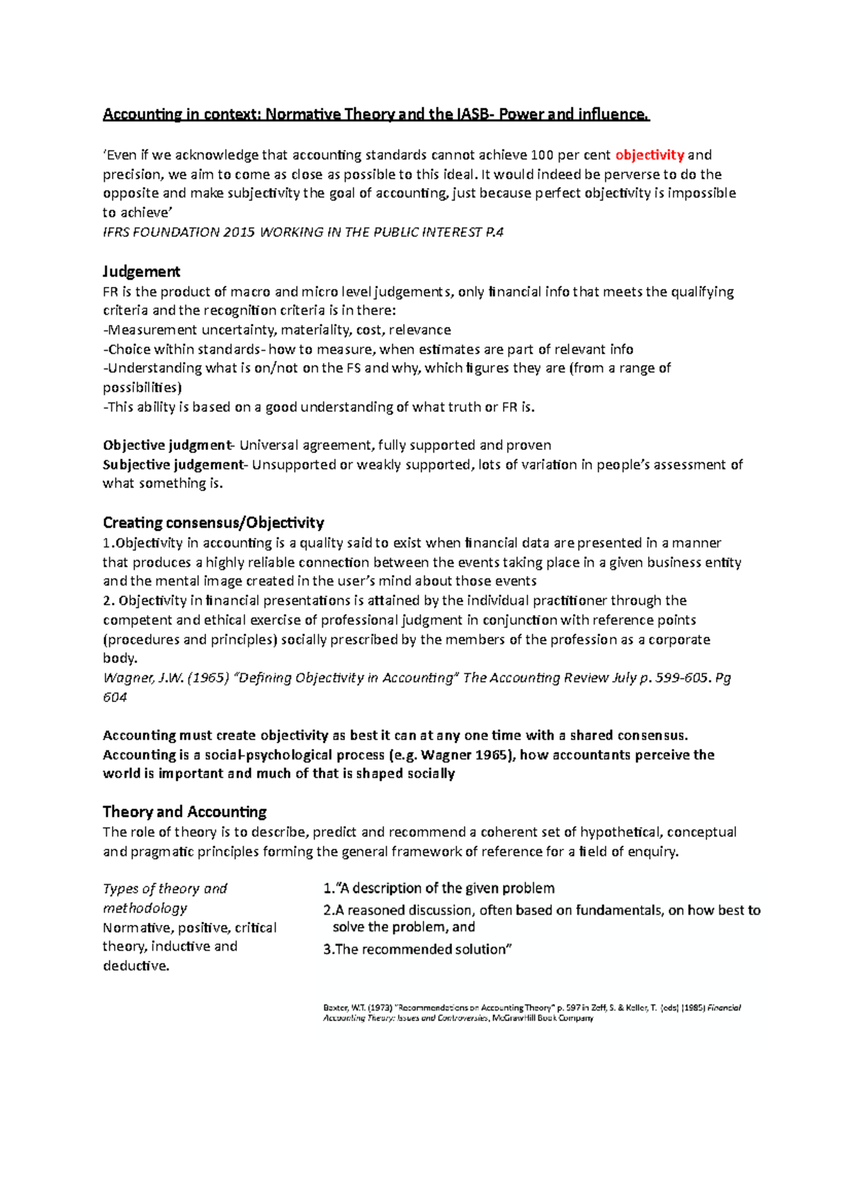 Accounting in context lecture notes week 3 - Accounting in context ...