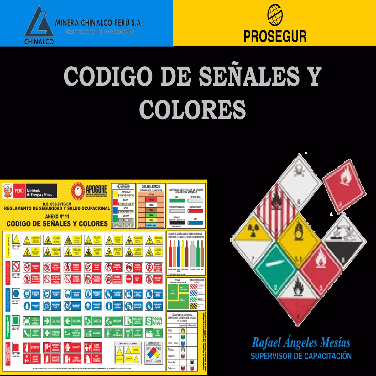 seguridad y señales y colores - L MINERA CHINALCO PERU S. PROYECTO ...
