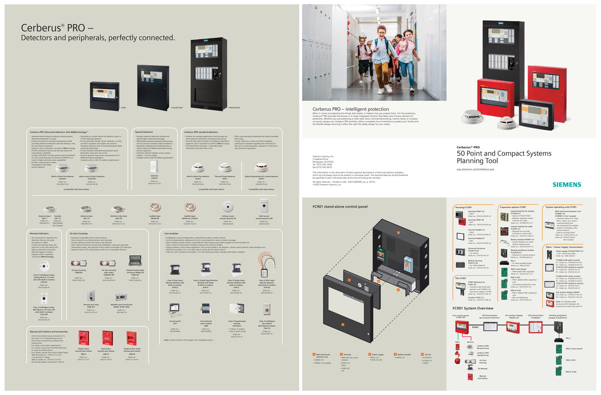 Cerberus pro planning poster - Cerberus ® PRO – Detectors and ...