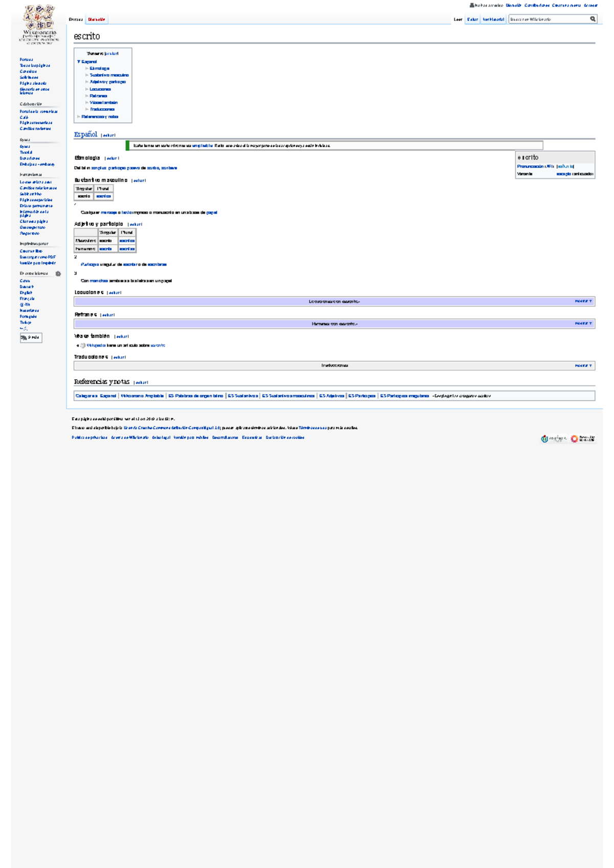 Es wiktionary - - Studocu