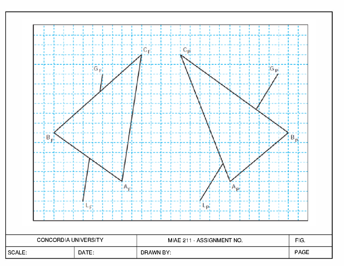 Assignment 8 q1 - miae 211 - CONCORDIA UNIVERSITY FIG. SCALE: I DATE: MIAE 211 - ASSIGNMENT NO ...