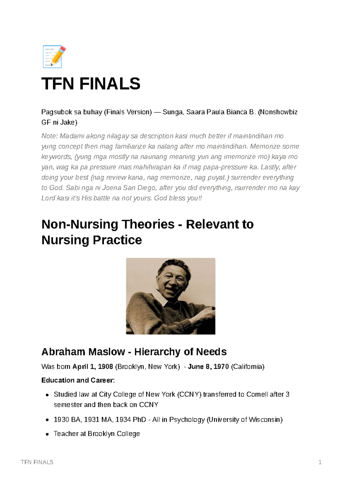 TFN Huling-Pagsubok - Pasadong midterms cutieeeee - 📝 TFN FINALS Pagsubok sa buhay (Finals ...