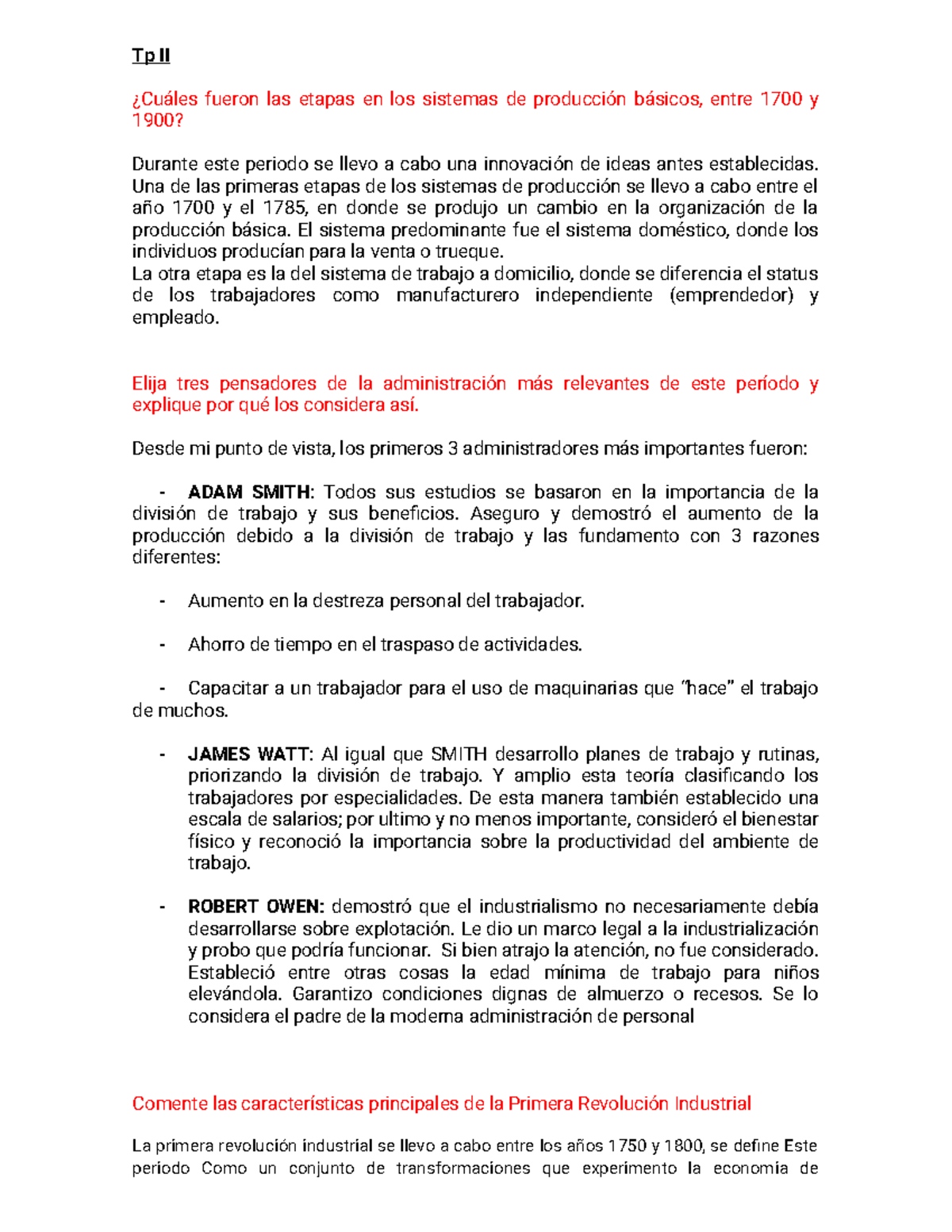 TP NRO 2 Administracion - Tp II ¿Cuáles fueron las etapas en los ...