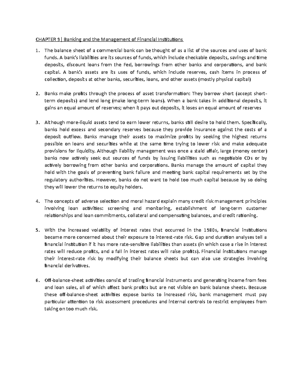 Banking - insight into the world of business. Students will increase ...