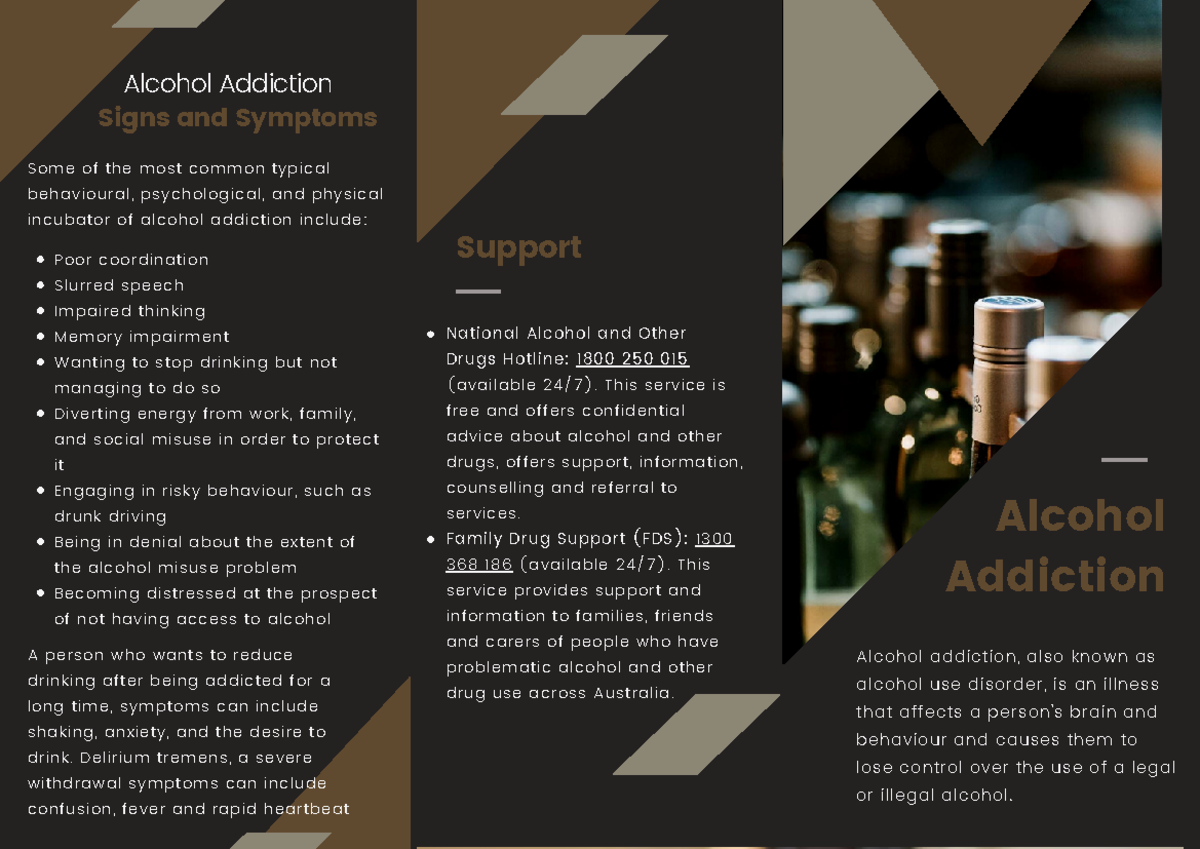 Alcohol Addiction - Alcohol Addiction Alcohol addiction, also known as ...