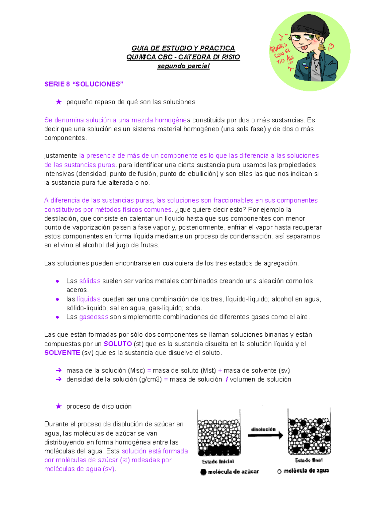 Serie 8 - GUIA de Estudio Y Practica - Quimica CBC - Catedra DI Risio ...