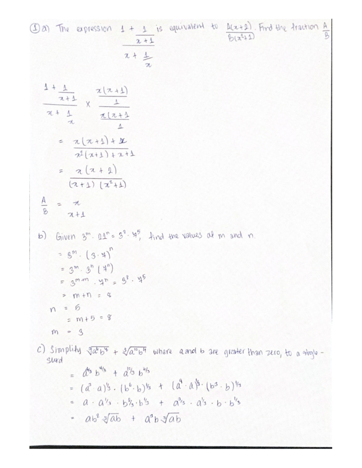 Ass 1 - Solution - Intro to Calculus - Studocu