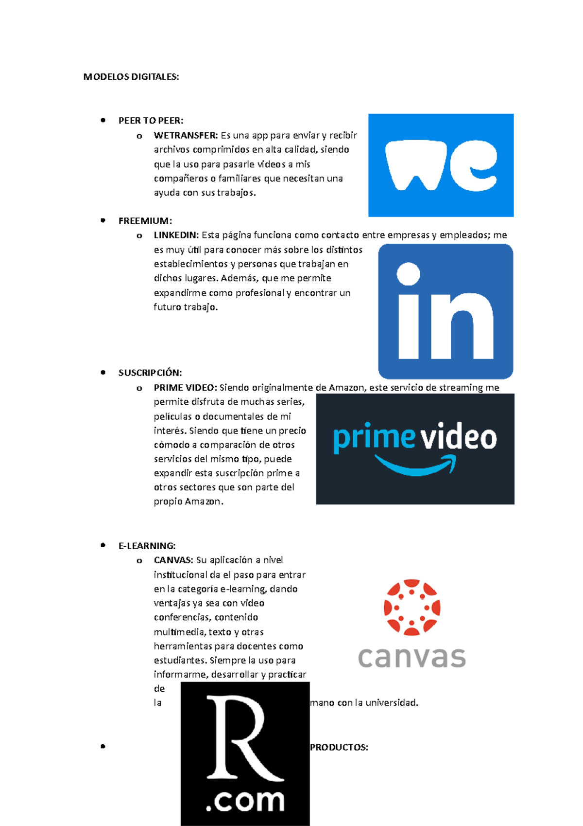Modelos Digitales - MODELOS DIGITALES: PEER TO PEER: o WETRANSFER: Es ...