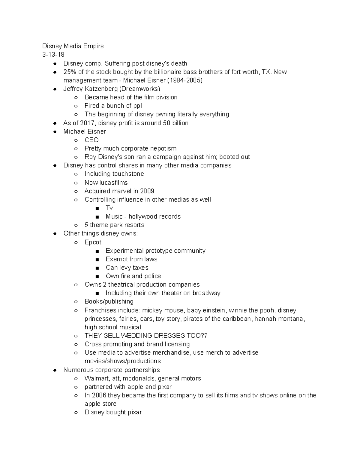 Disney Media Empire - Professor Elisabeth Krimmer - Disney Media Empire ...