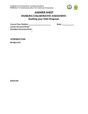 Final Summative Assessment(12) - Final Summative Assessment Sacramental ...