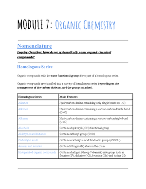 Module 5 - CHEM Notes - MODULE 5: EQUILIBRIUM AND ACID REACTIONS - Studocu