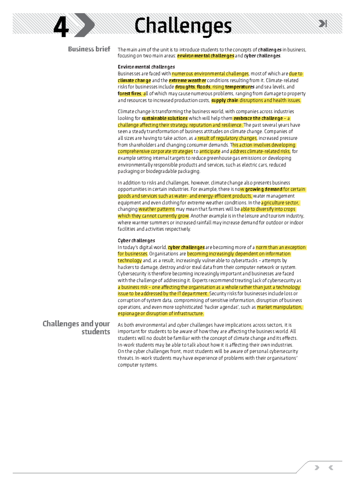 U4 Concept - The main aim of the unit is to introduce students to the ...