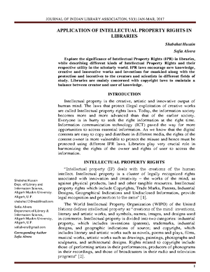 Unit-10 - IGNOU - Library and Information UNIT 10 LIBRARY AND ...