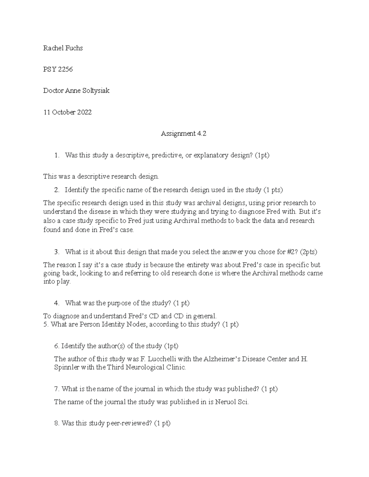 Assignment 4.2 BSRM - Read the PowerPoint Lesson: Introduction to ...