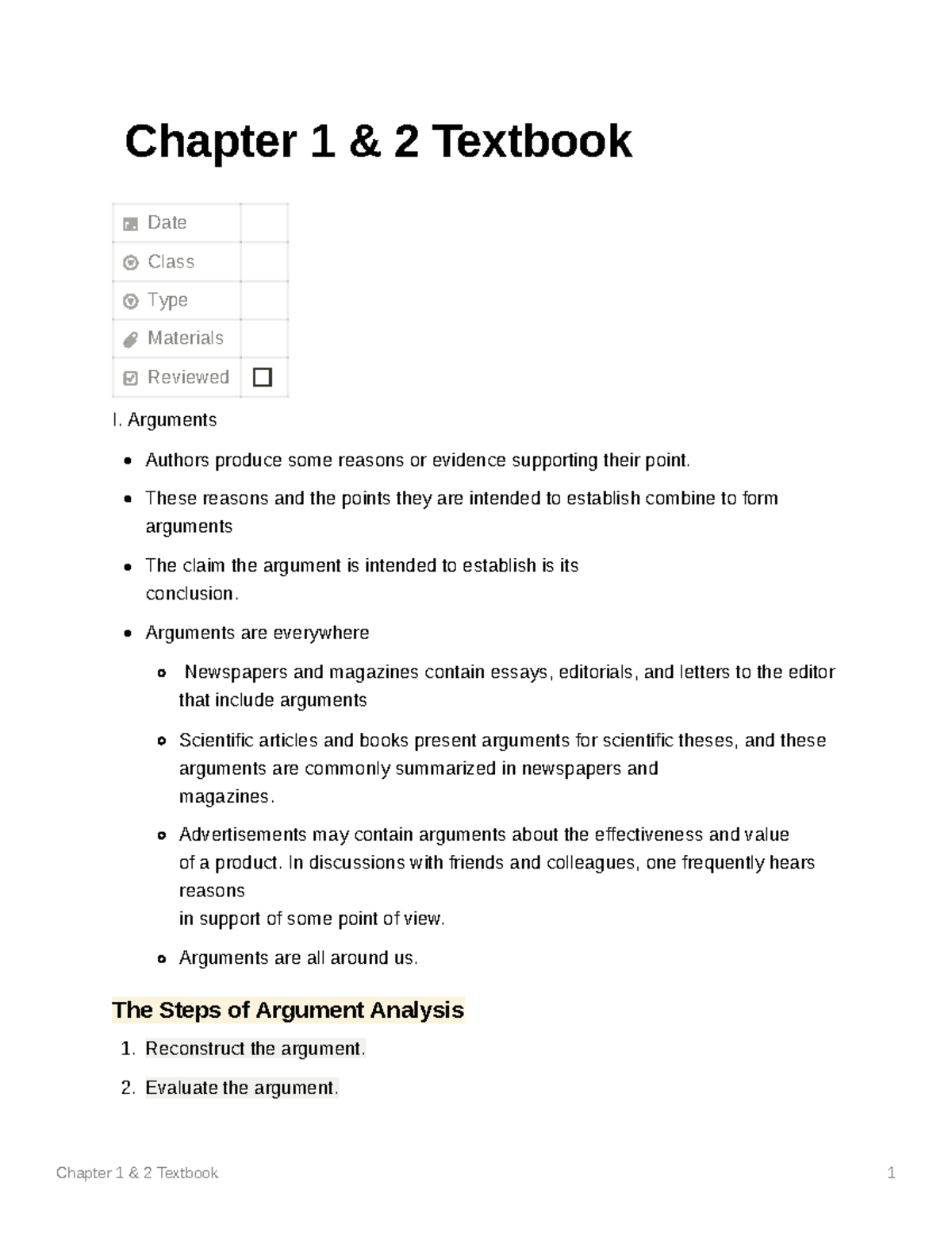 SSH105- Chapter 1 2 Textbook - Chapter 1 & 2 Textbook 1 Chapter 1 & 2 ...