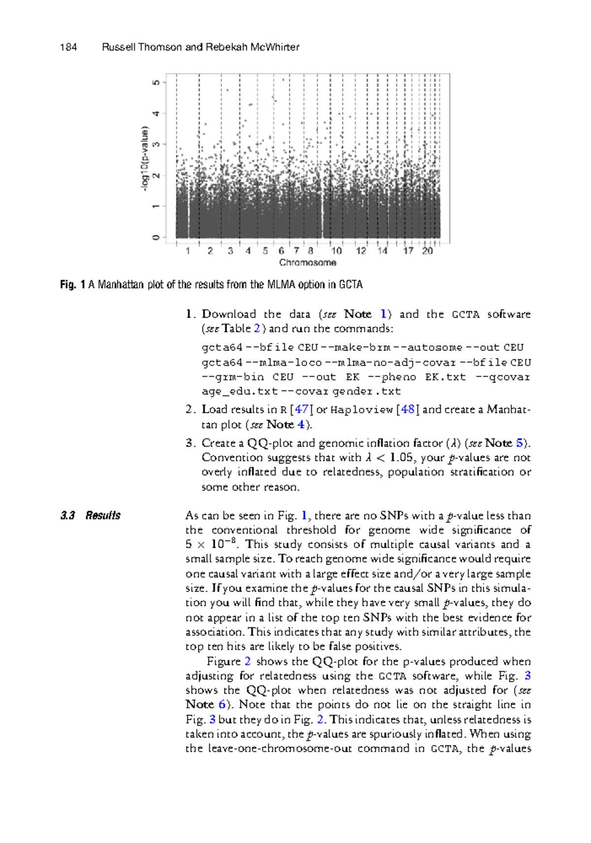 Fundamentals of Bioinformatics-63 - Download the data (see Note 1 ) and the GCTA software (see ...