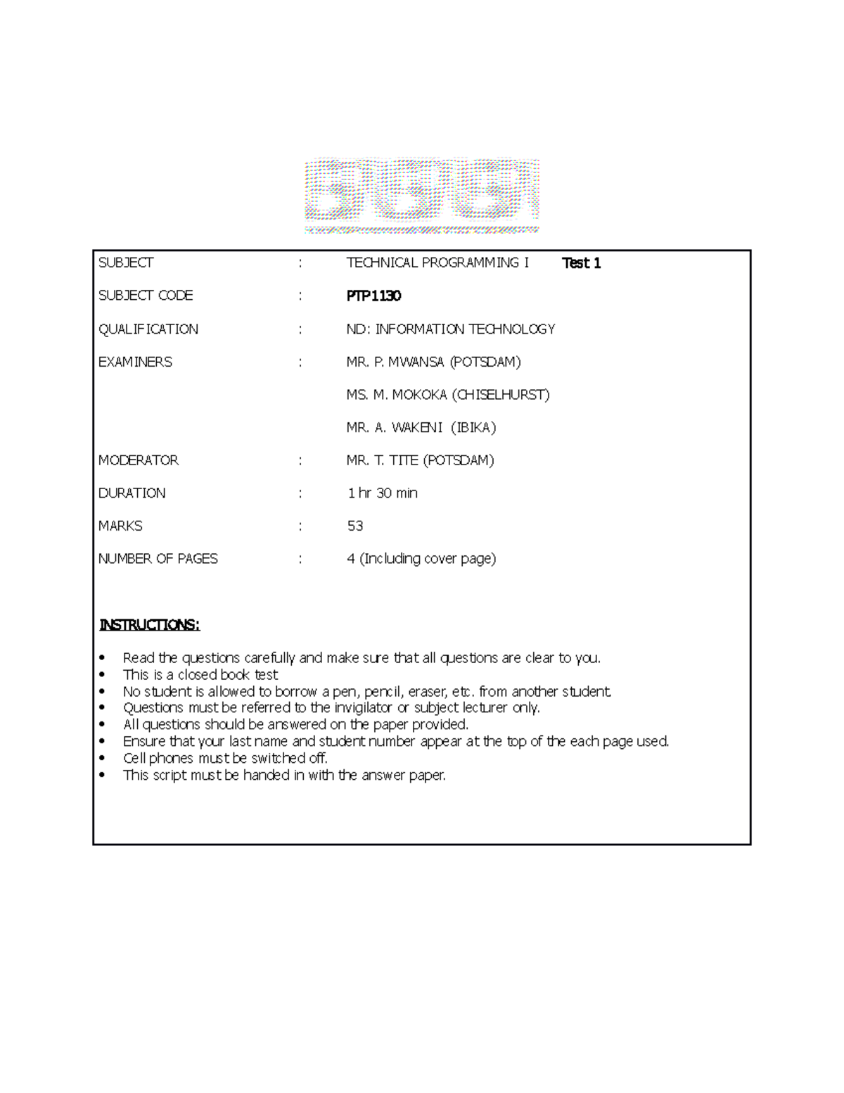 TPTest 12012 - prepare exam with this questions you will thank me later ...