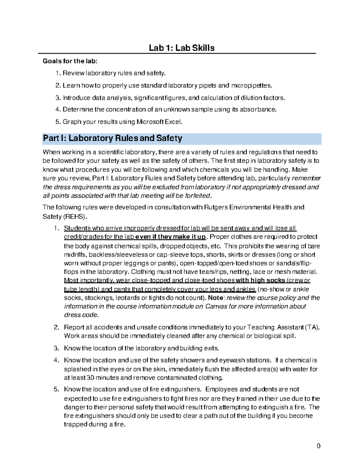 Lab Manual 117 Spring 2022 Lab 1 - Lab 1: Lab Skills Goals for the lab ...