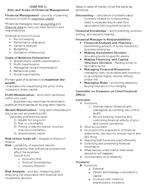 FM CHAPTER 6 ANSWERS - CHAPTER 6 PROBLEMS: II. Problems Problem 1 (Day ...