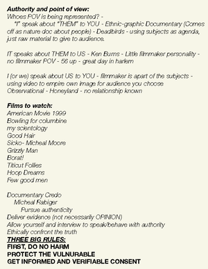 Introduction to Documentary - Notes Week 2 - Films to watch : Tittacut ...