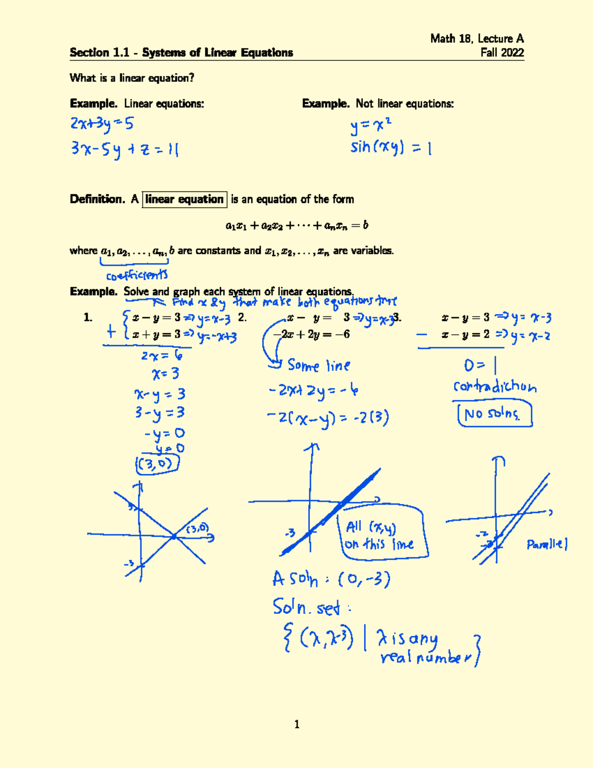 Section 1 - 1.1 - MATH 18 - Studocu
