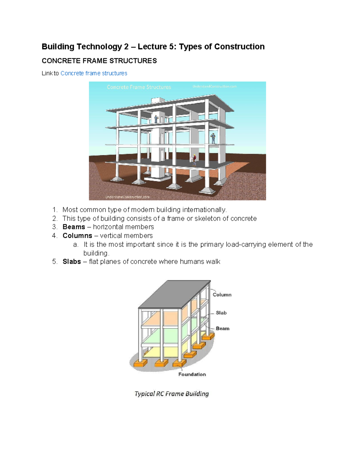 BT2 Topic 5 - Types of Construction - Building Technology 2 – Lecture 5 ...