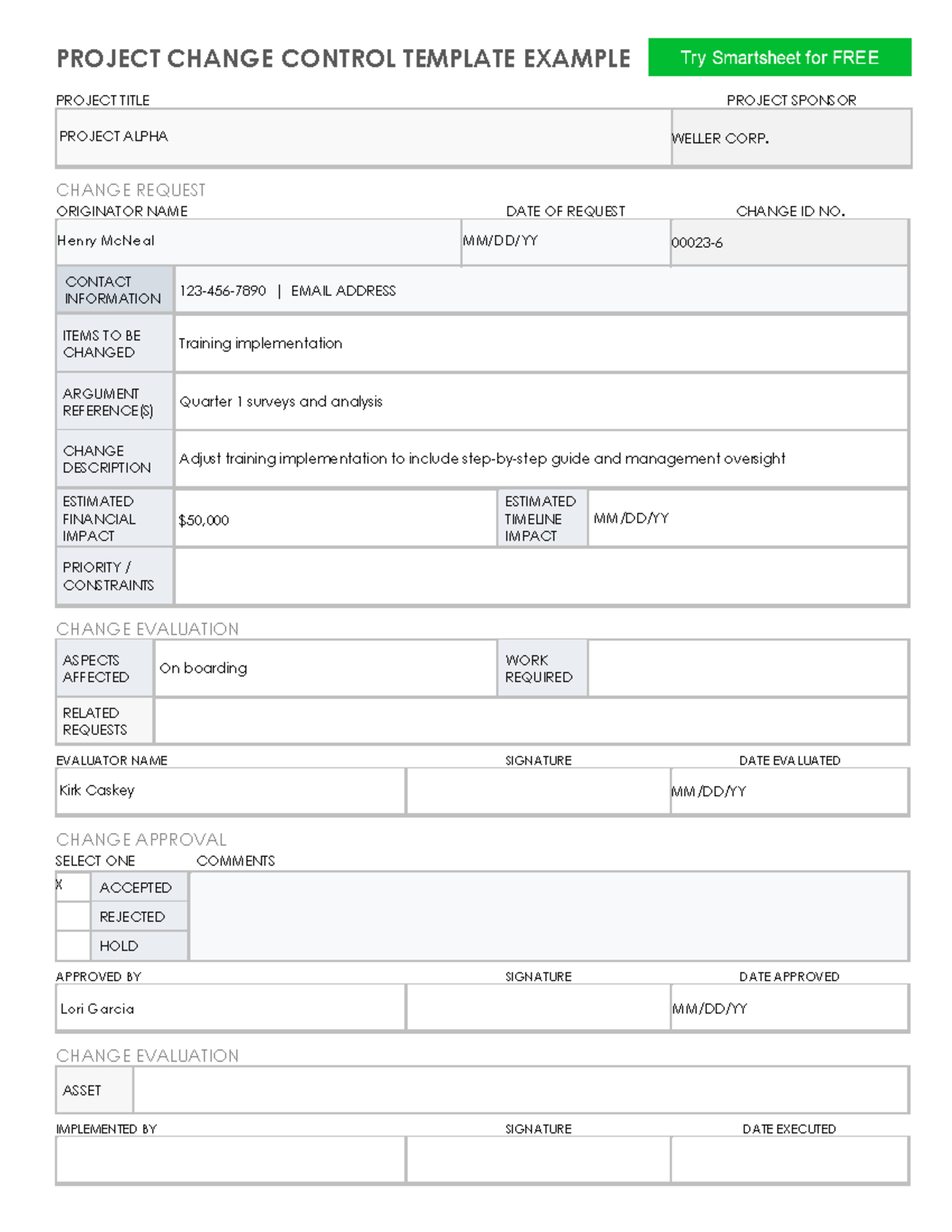 IC-Project-Change-Control-Example-11813 PDF - PROJECT CHANGE CONTROL ...