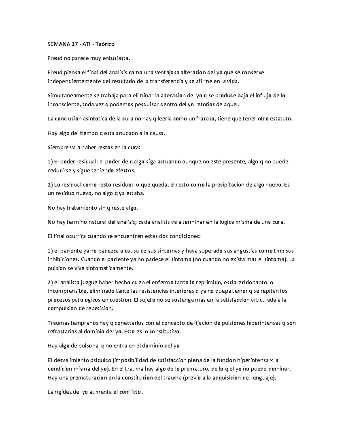 Análisis terminable e interminable - PSA - SEMANA 27 - ATI - Teórico ...