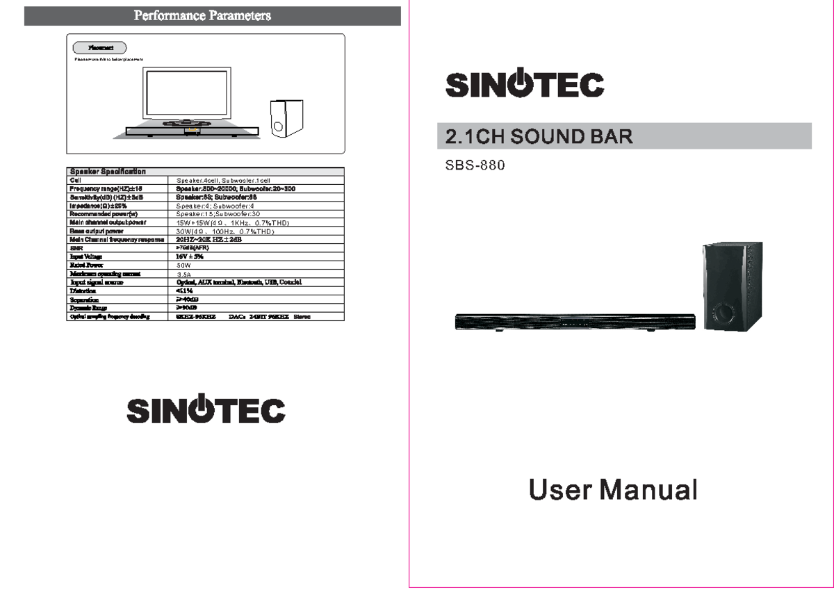 SBS-880- Manual - STANDBY PLAY/PAUSEEQPREVNEXTMODE 5V -500mAUSB Speaker ...