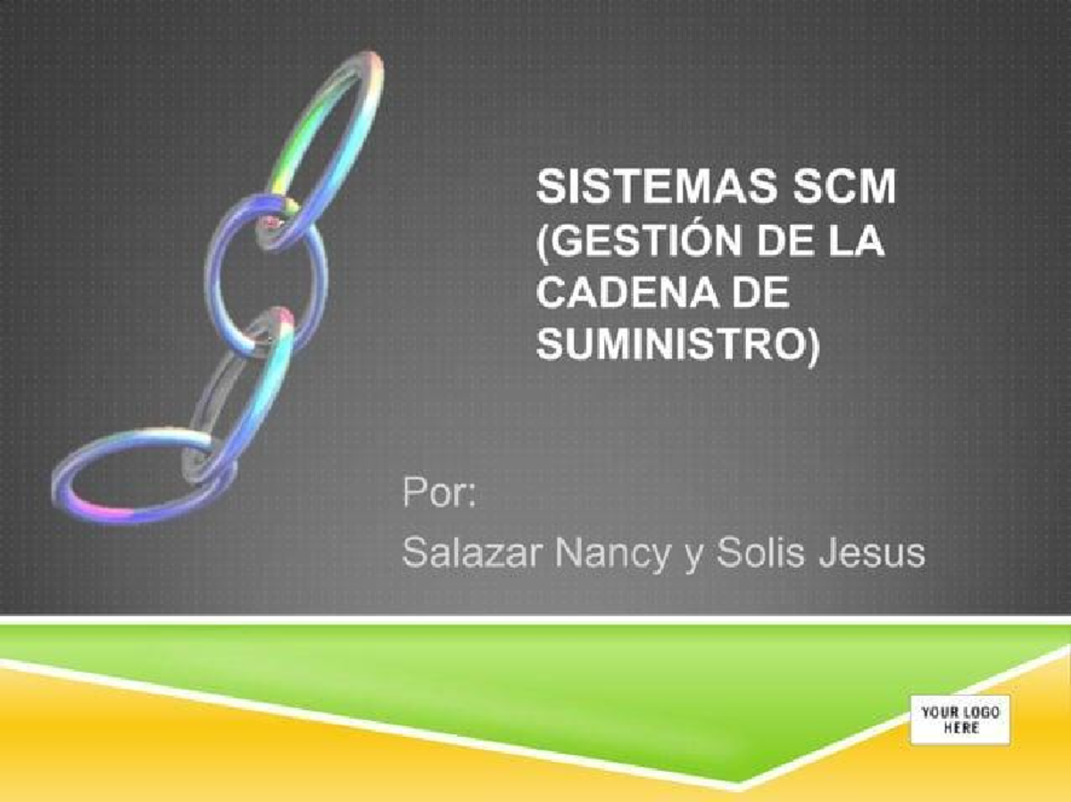Slidesaver - cadena de suministros - SISTEMAS SCM (GESTIÓN DE LA CADENA ...