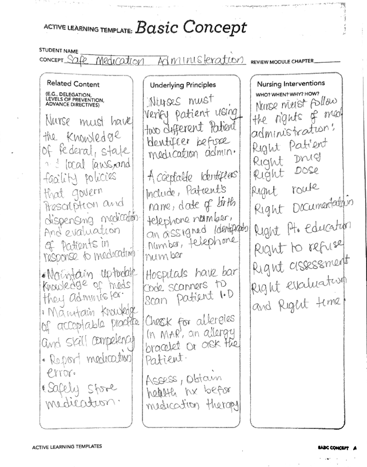 Ati rem1 - pathopharmacology ati study - ACTIVE LEARNING TEMPLATE ...