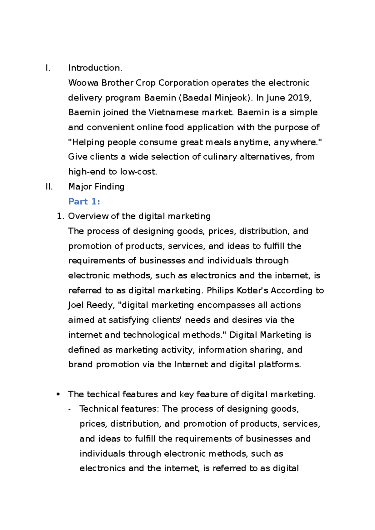 digital environment, tools, platforms and channels - I. Introduction ...