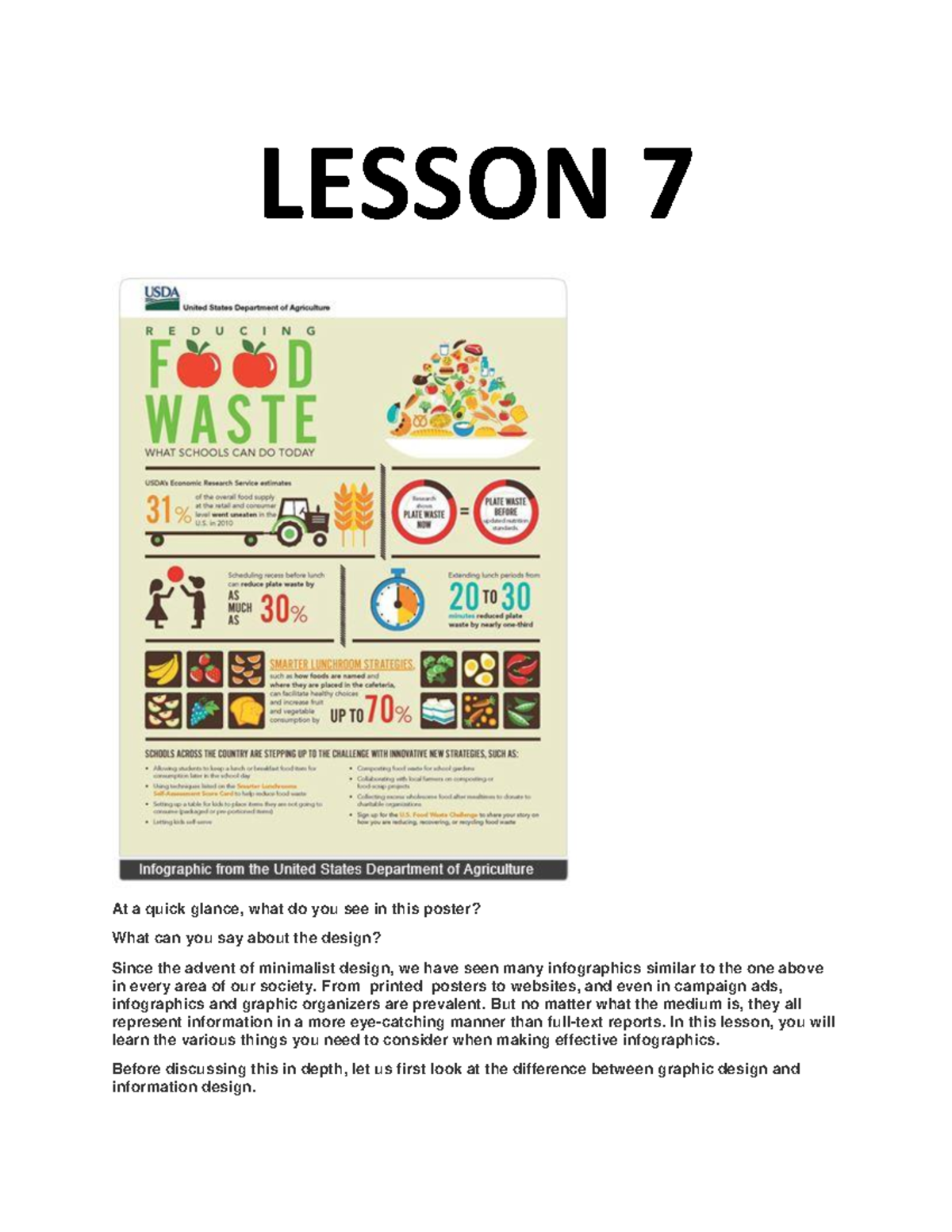 Emp Tech Module 2 - Lesson 7 - LESSON 7 At a quick glance, what do you ...