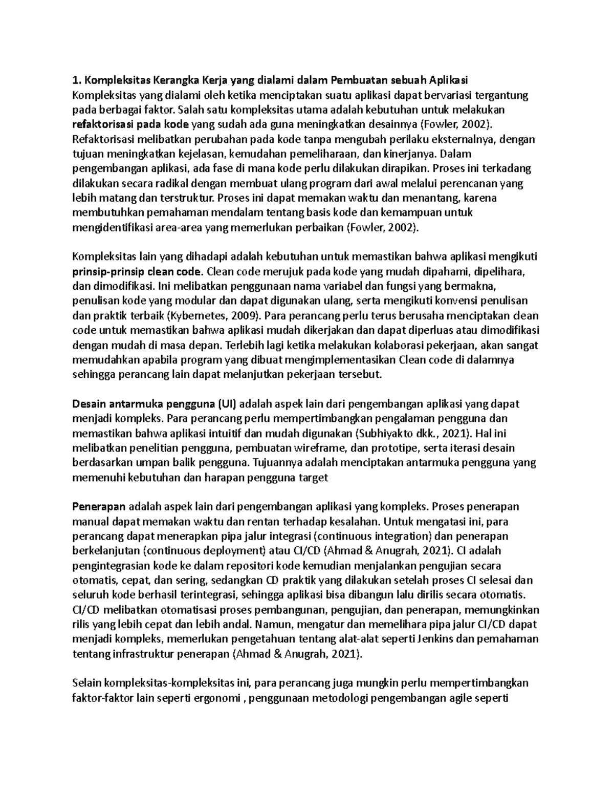 Diskusi 2 (IMK) - Kompleksitas Kerangka Kerja yang dialami dalam ...