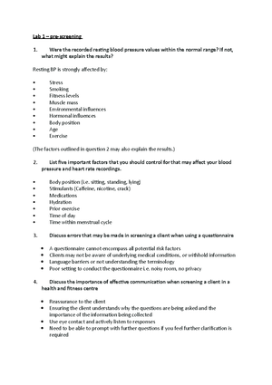 Adult PRE- Exercise Screening System (APSS) USER Guide Final - 1 ADULT ...