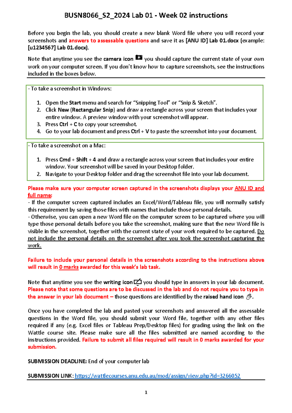 BUSN8066 S2 2024 Lab01 instructions - BUSN8 066 _S 2 _202 4 Lab 01 ...
