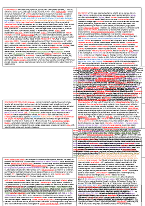 HUBS1404 cheat sheet - Cardiovascular System- *Connective tissue form ...