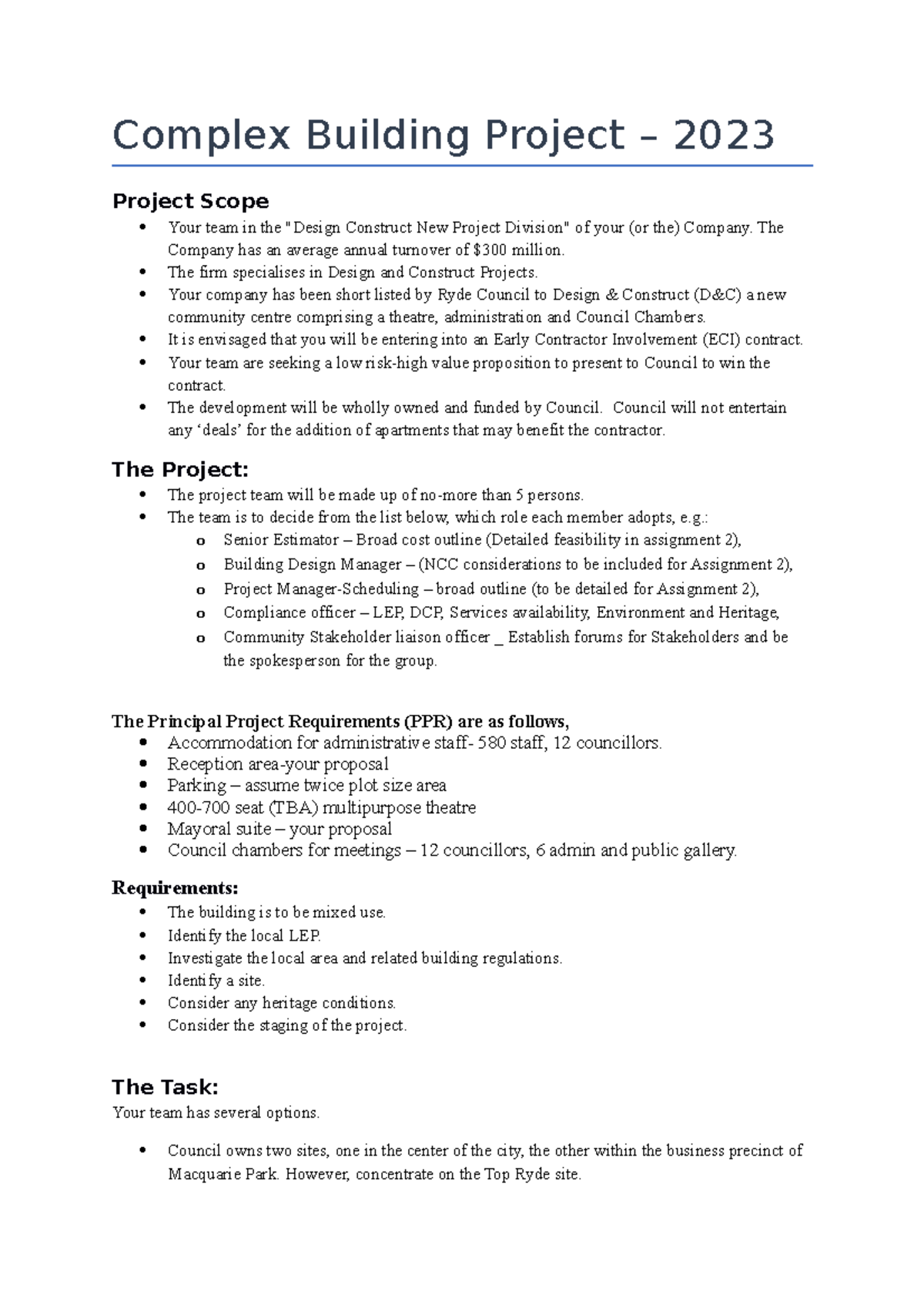 2023 Project PPR(24 7) - gdfgsdfgadvAwsSEDFAsDF - Complex Building ...