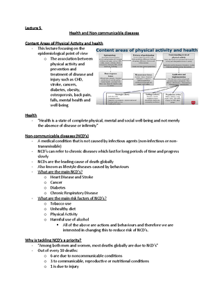 Lecture 2 - Health Principles - Behaviour Change Health Principles ...