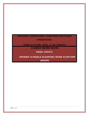 SAQA- 243272 - Summative Assessments - NATIONAL CERTIFICATE ...